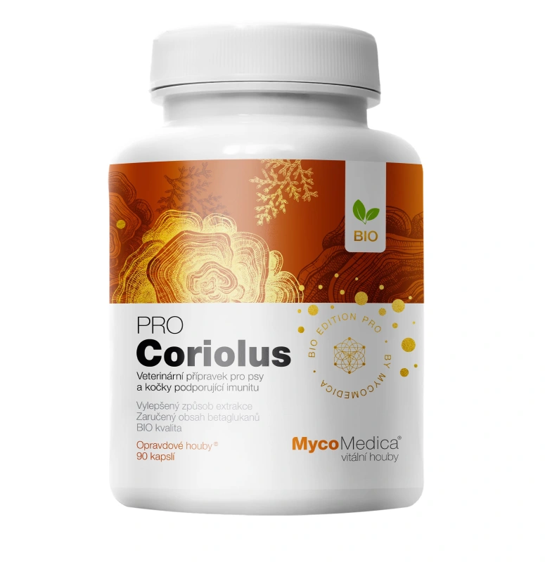 Coriolus PRO 90 cps | PSK (polysacharid-K) pro silnou imunitu