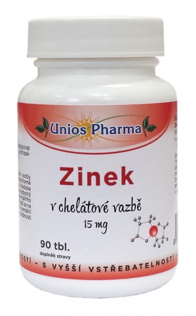 Zinek v chelátové vazbě 90 tbl - Přírodní lékárna