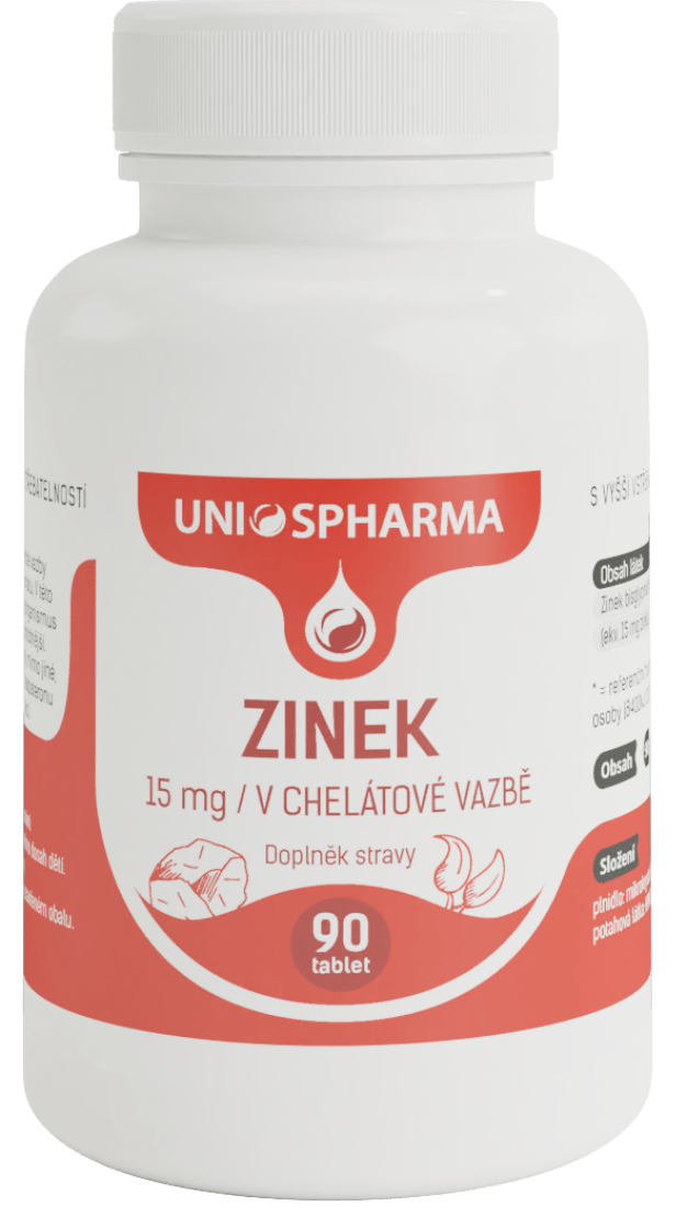 Zinek v chelátové vazbě 90 tbl